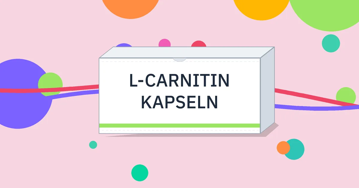 Symbolbild: Packung mit der Aufschrift L-CARNITIN KAPSELN (PZN 03287462) – Verfügbarkeit und Bezug in Apotheken in Frankfurt am Main