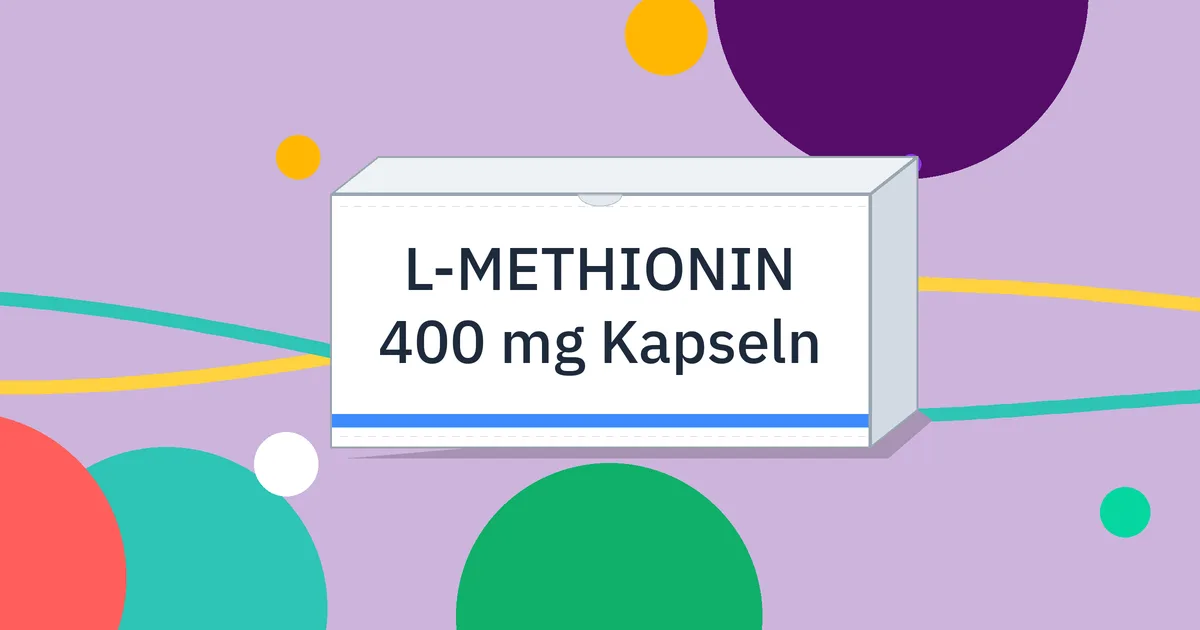 Symbolbild: Packung mit der Aufschrift L-METHIONIN 400 mg Kapseln (PZN 10007196) – Verfügbarkeit und Bezug in Apotheken in Frankfurt am Main