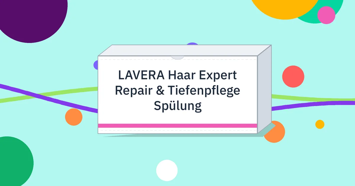 Symbolbild: Packung mit der Aufschrift LAVERA Haar Expert Repair & Tiefenpflege Spülung (PZN 16035851) – Verfügbarkeit und Bezug in Apotheken in Frankfurt am Main