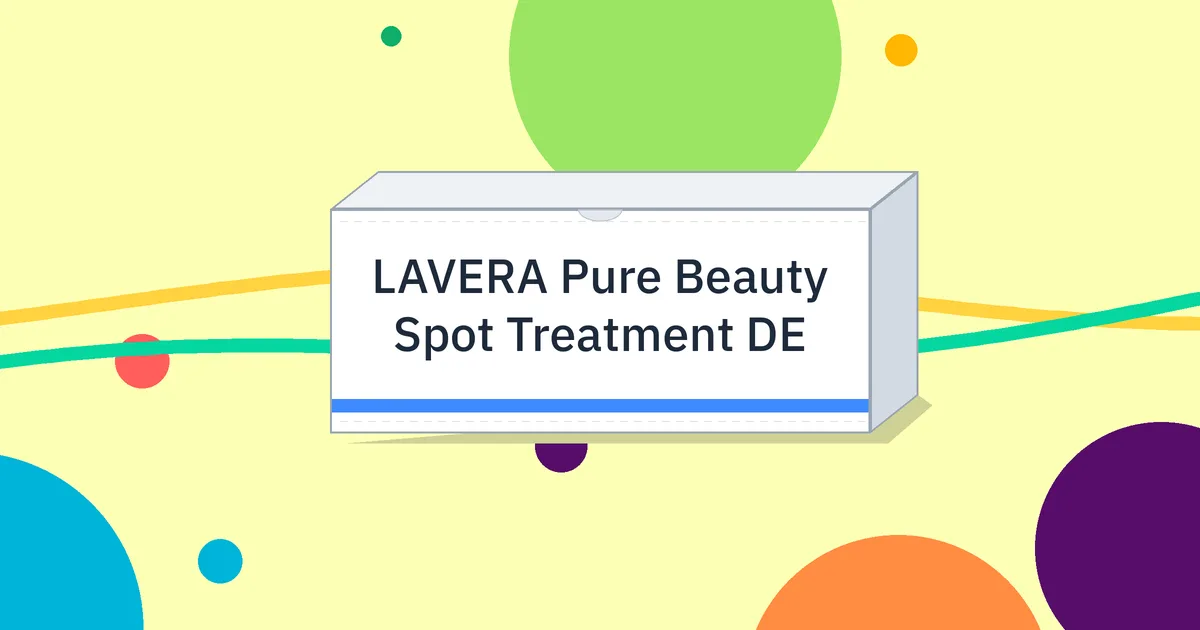 Symbolbild: Packung mit der Aufschrift LAVERA Pure Beauty Spot Treatment DE (PZN 19497090) – Verfügbarkeit und Bezug in Apotheken in Frankfurt am Main