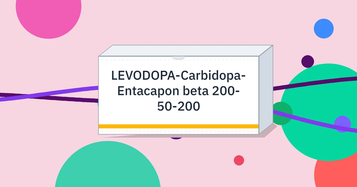 Symbolbild: Packung mit der Aufschrift LEVODOPA-Carbidopa-Entacapon beta 200-50-200 (PZN 10324726) – Verfügbarkeit und Bezug in Apotheken in Frankfurt am Main