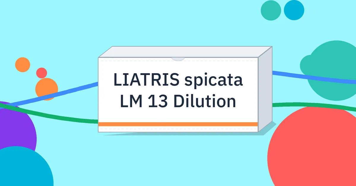 Symbolbild: Packung mit der Aufschrift LIATRIS spicata LM 13 Dilution (PZN 13528725) – Verfügbarkeit und Bezug in Apotheken in Frankfurt am Main