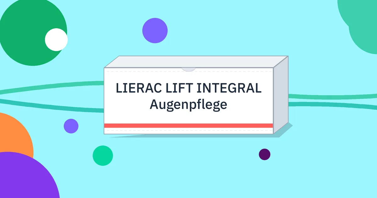 Symbolbild: Packung mit der Aufschrift LIERAC LIFT INTEGRAL Augenpflege (PZN 18240791) – Verfügbarkeit und Bezug in Apotheken in Frankfurt am Main