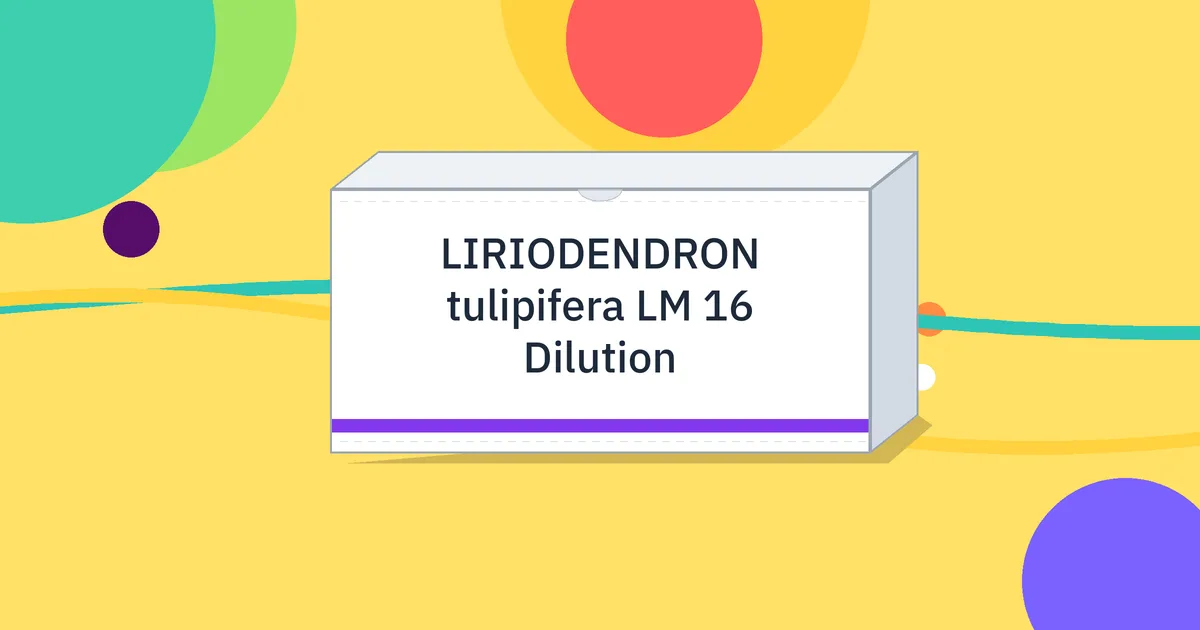 Symbolbild: Packung mit der Aufschrift LIRIODENDRON tulipifera LM 16 Dilution (PZN 13531101) – Verfügbarkeit und Bezug in Apotheken in Frankfurt am Main