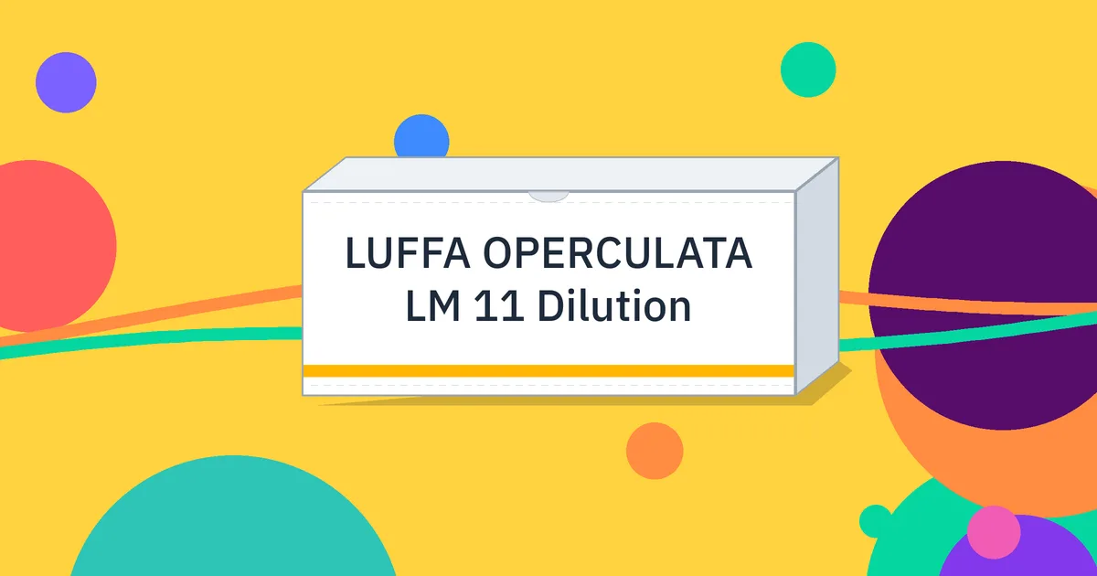 Symbolbild: Packung mit der Aufschrift LUFFA OPERCULATA LM 11 Dilution (PZN 12933346) – Verfügbarkeit und Bezug in Apotheken in Frankfurt am Main