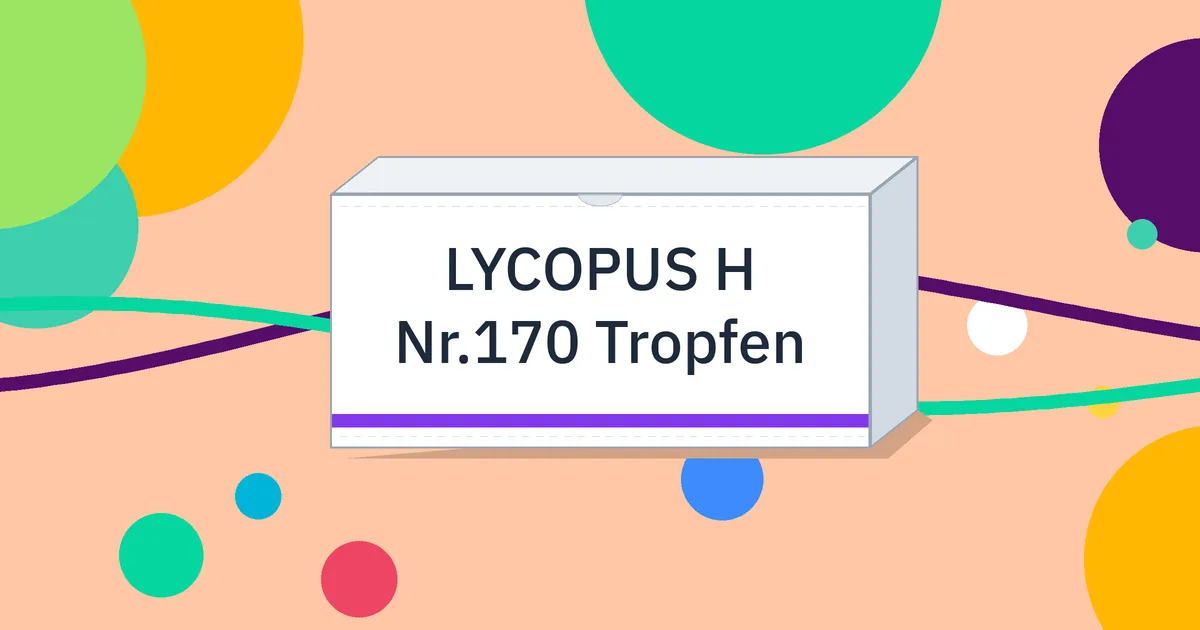Symbolbild: Packung mit der Aufschrift LYCOPUS H Nr.170 Tropfen (PZN 01009664) – Verfügbarkeit und Bezug in Apotheken in Frankfurt am Main