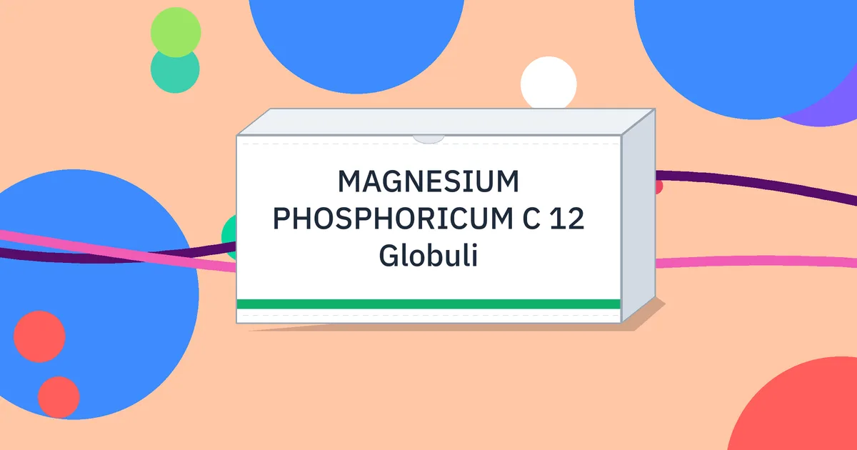 Symbolbild: Packung mit der Aufschrift MAGNESIUM PHOSPHORICUM C 12 Globuli (PZN 07173347) – Verfügbarkeit und Bezug in Apotheken in Frankfurt am Main