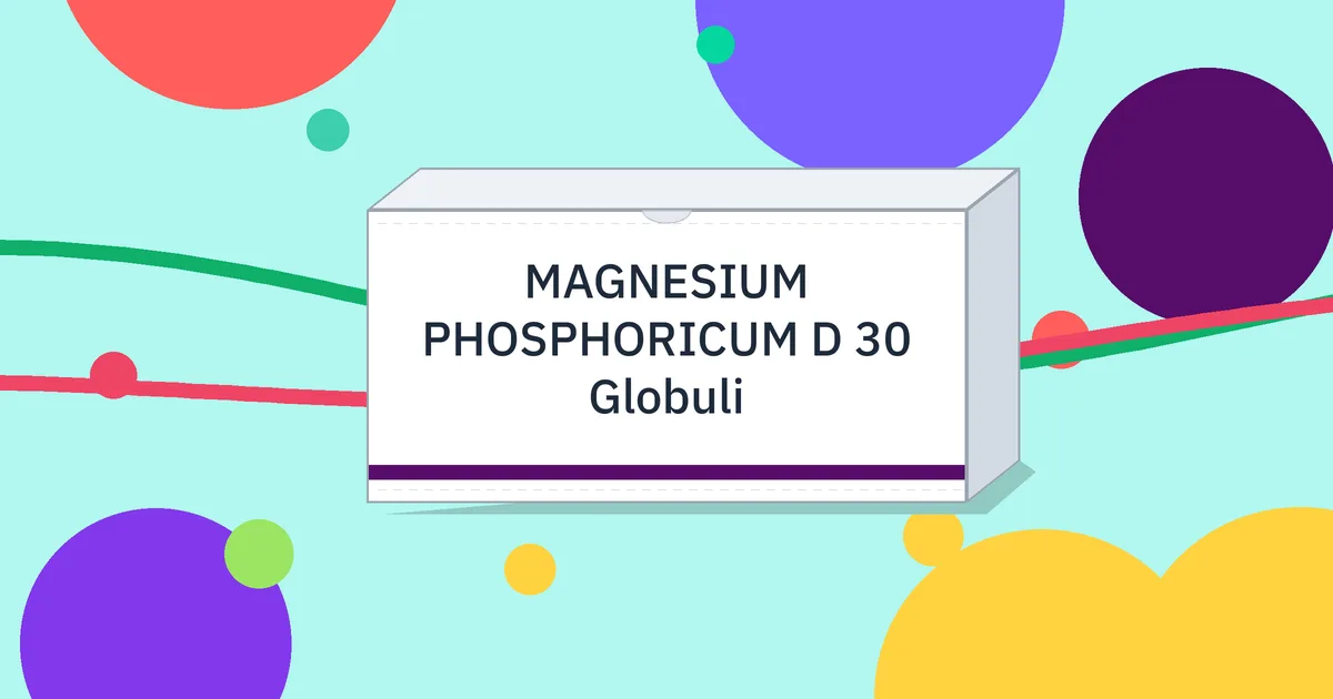 Symbolbild: Packung mit der Aufschrift MAGNESIUM PHOSPHORICUM D 30 Globuli (PZN 02926836) – Verfügbarkeit und Bezug in Apotheken in Frankfurt am Main