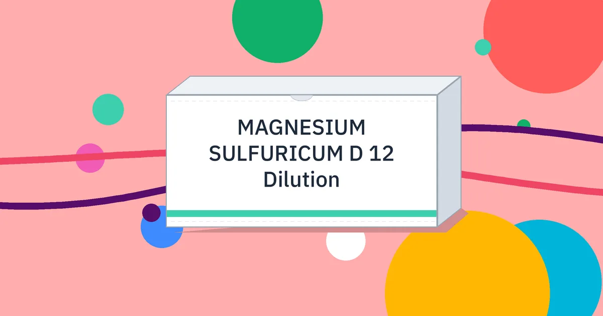 Symbolbild: Packung mit der Aufschrift MAGNESIUM SULFURICUM D 12 Dilution (PZN 00649114) – Verfügbarkeit und Bezug in Apotheken in Frankfurt am Main