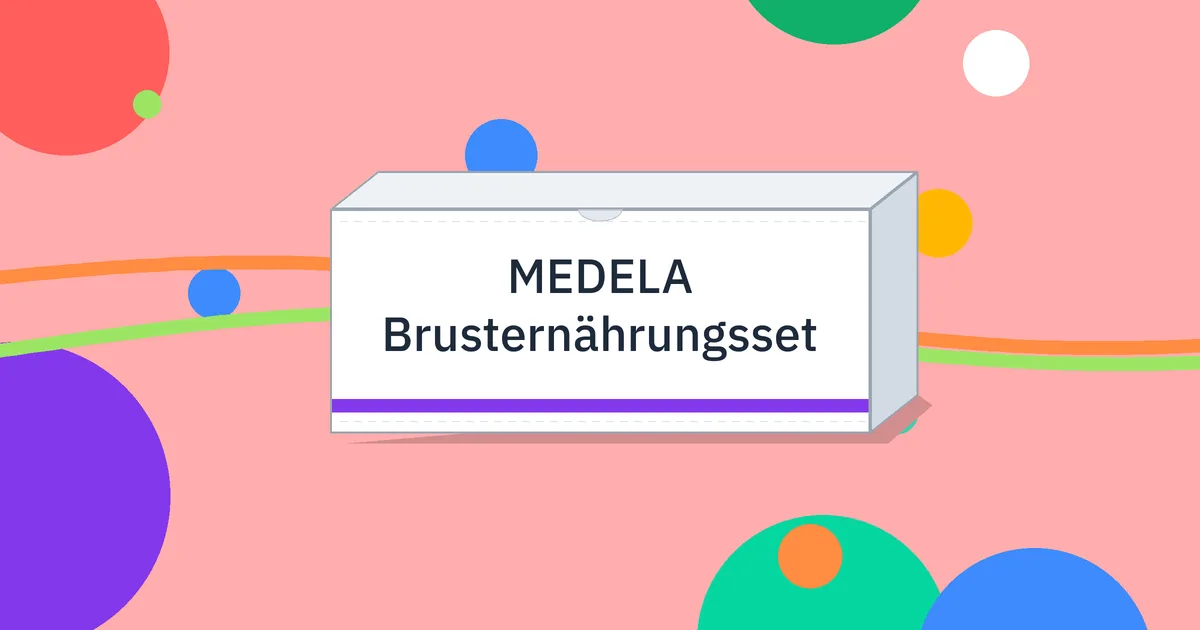 Symbolbild: Packung mit der Aufschrift MEDELA Brusternährungsset (PZN 20944134) – Verfügbarkeit und Bezug in Apotheken in Frankfurt am Main