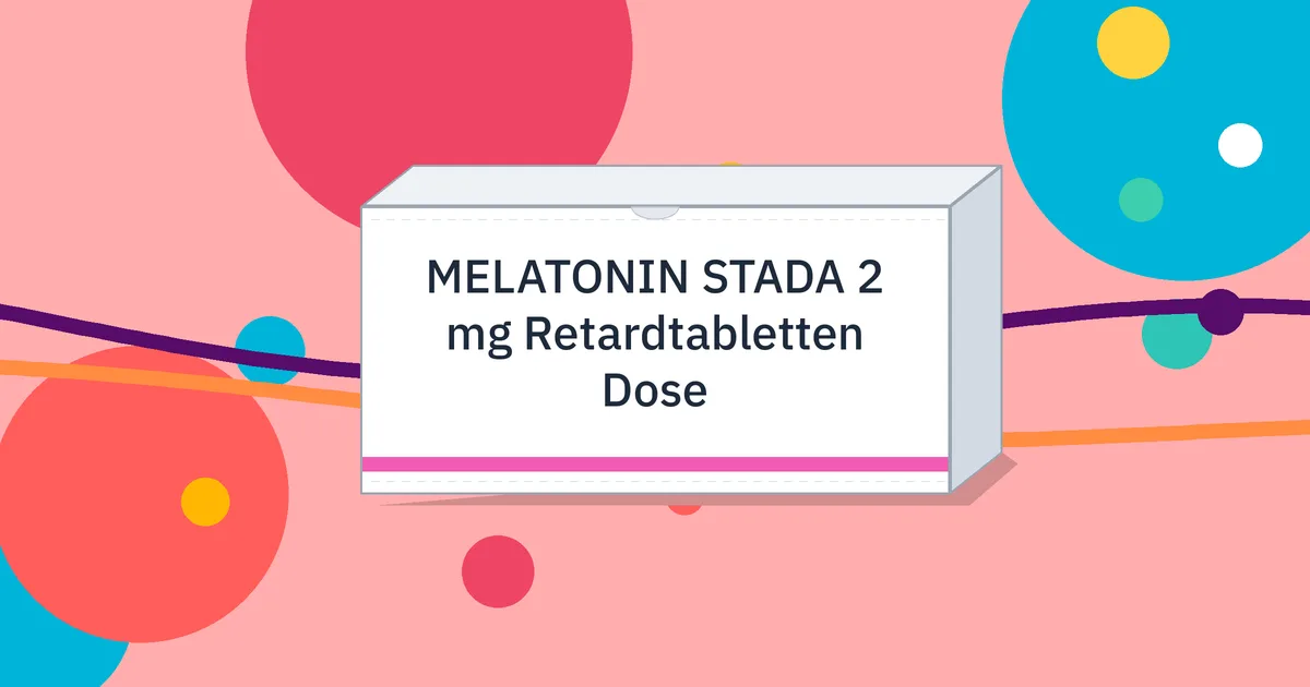 Symbolbild: Packung mit der Aufschrift MELATONIN STADA 2 mg Retardtabletten Dose (PZN 19495398) – Verfügbarkeit und Bezug in Apotheken in Frankfurt am Main