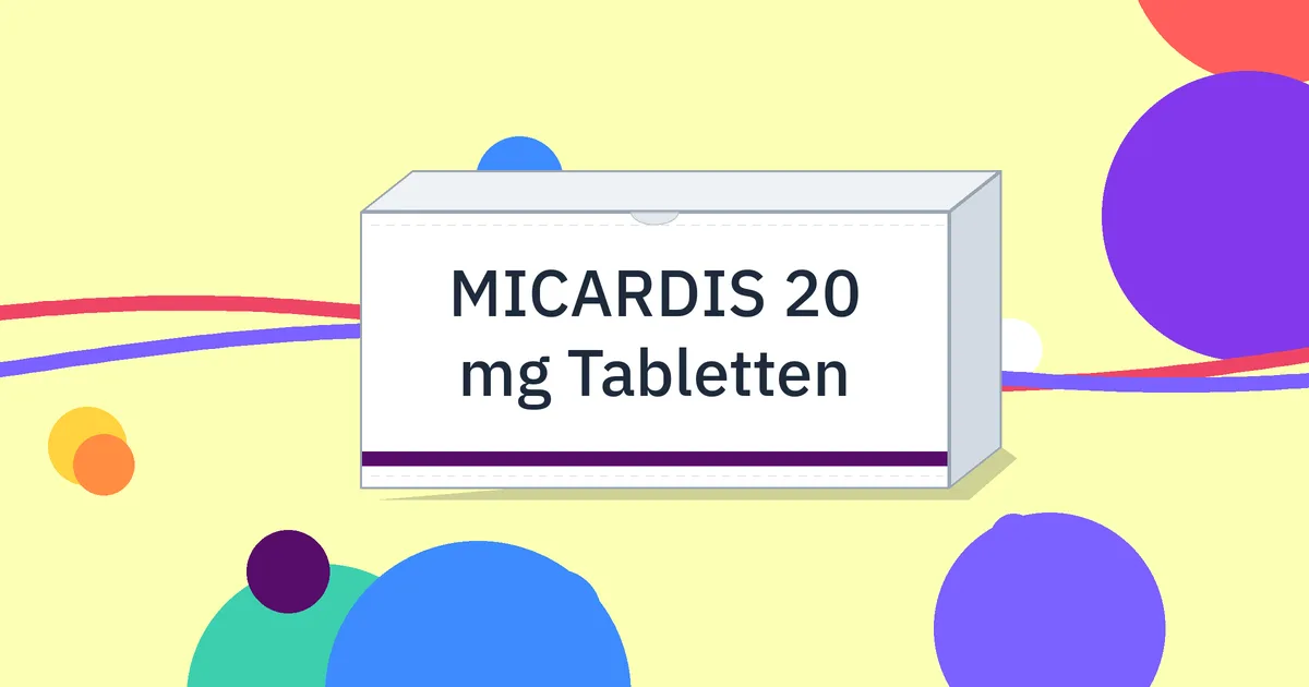 Symbolbild: Packung mit der Aufschrift MICARDIS 20 mg Tabletten (PZN 01997567) – Verfügbarkeit und Bezug in Apotheken in Frankfurt am Main