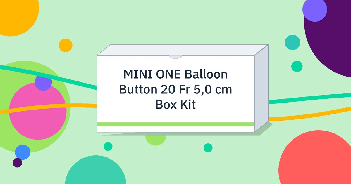 Symbolbild: Packung mit der Aufschrift MINI ONE Balloon Button 20 Fr 5,0 cm Box Kit (PZN 20134487) – Verfügbarkeit und Bezug in Apotheken in Frankfurt am Main