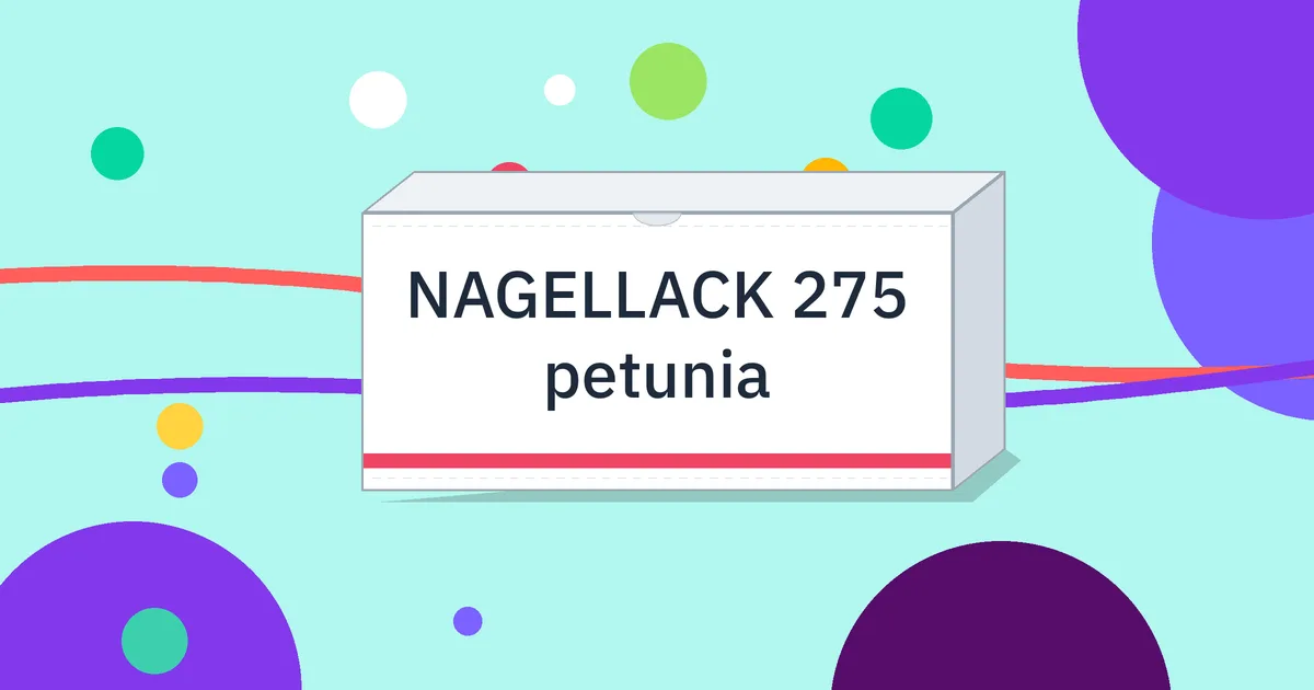 Symbolbild: Packung mit der Aufschrift NAGELLACK 275 petunia (PZN 11108427) – Verfügbarkeit und Bezug in Apotheken in Frankfurt am Main