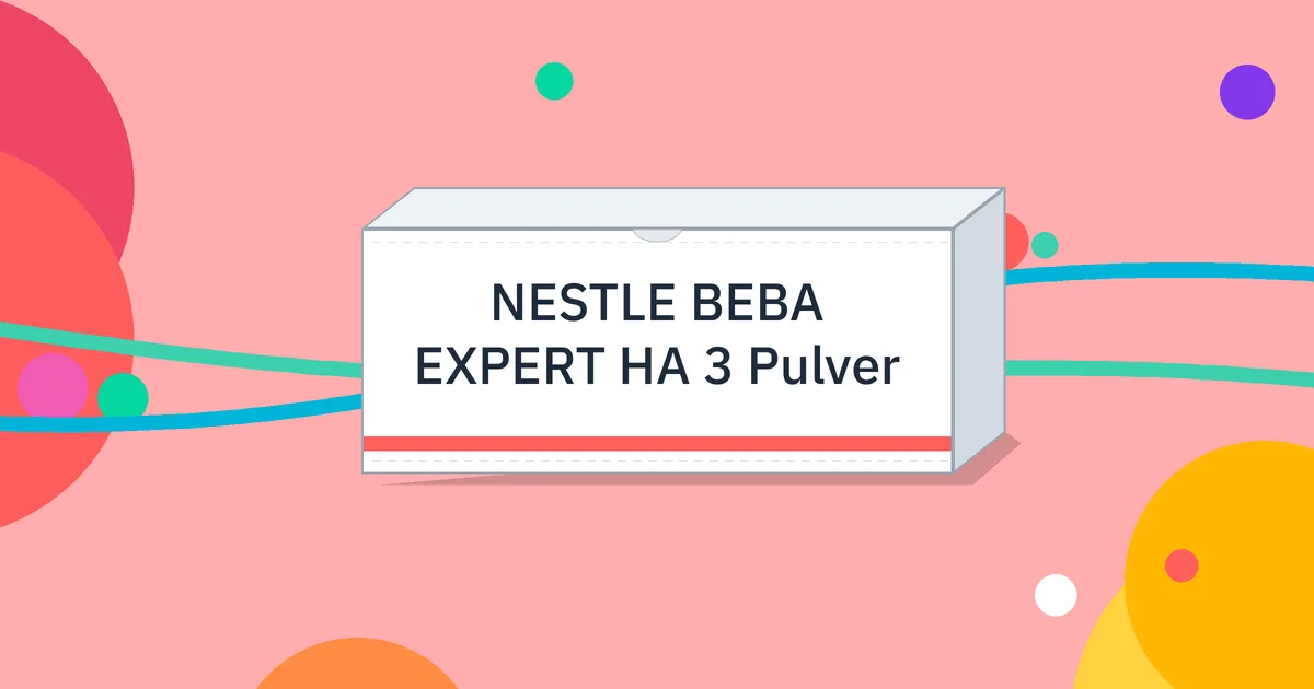 Symbolbild: Packung mit der Aufschrift NESTLE BEBA EXPERT HA 3 Pulver (PZN 16316521) – Verfügbarkeit und Bezug in Apotheken in Frankfurt am Main