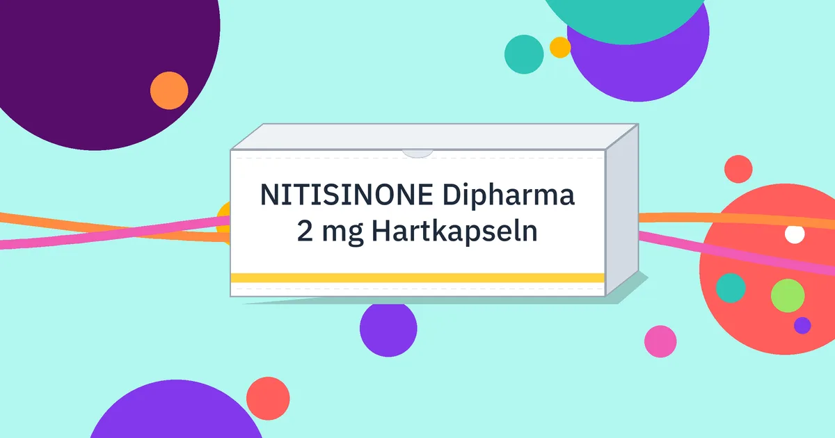 Symbolbild: Packung mit der Aufschrift NITISINONE Dipharma 2 mg Hartkapseln (PZN 16831341) – Verfügbarkeit und Bezug in Apotheken in Frankfurt am Main