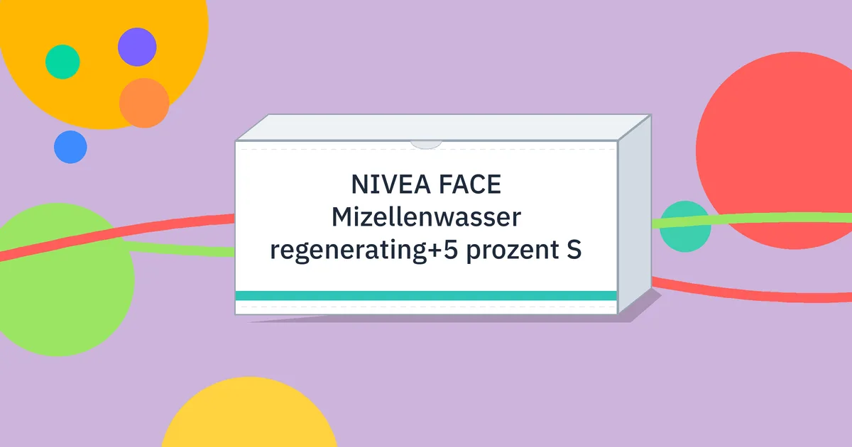 Symbolbild: Packung mit der Aufschrift NIVEA FACE Mizellenwasser regenerating+5 prozent S (PZN 20023457) – Verfügbarkeit und Bezug in Apotheken in Frankfurt am Main