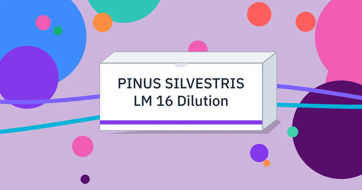 Symbolbild: Packung mit der Aufschrift PINUS SILVESTRIS LM 16 Dilution (PZN 13642993) – Verfügbarkeit und Bezug in Apotheken in Frankfurt am Main
