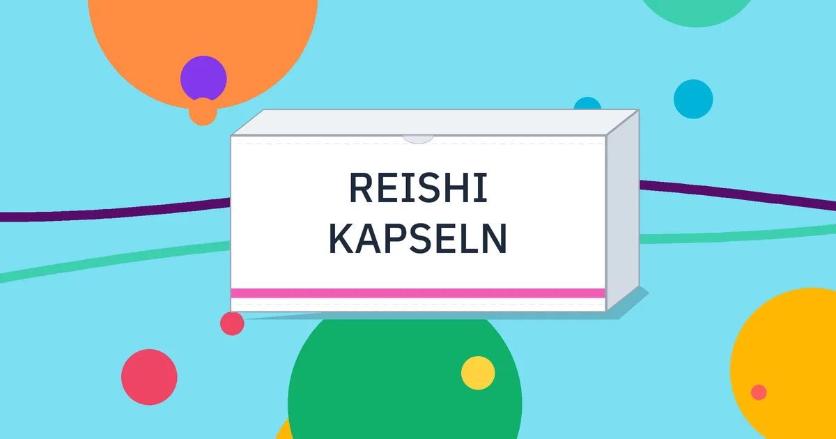 Symbolbild: Packung mit der Aufschrift REISHI KAPSELN (PZN 09539120) – Verfügbarkeit und Bezug in Apotheken in Frankfurt am Main