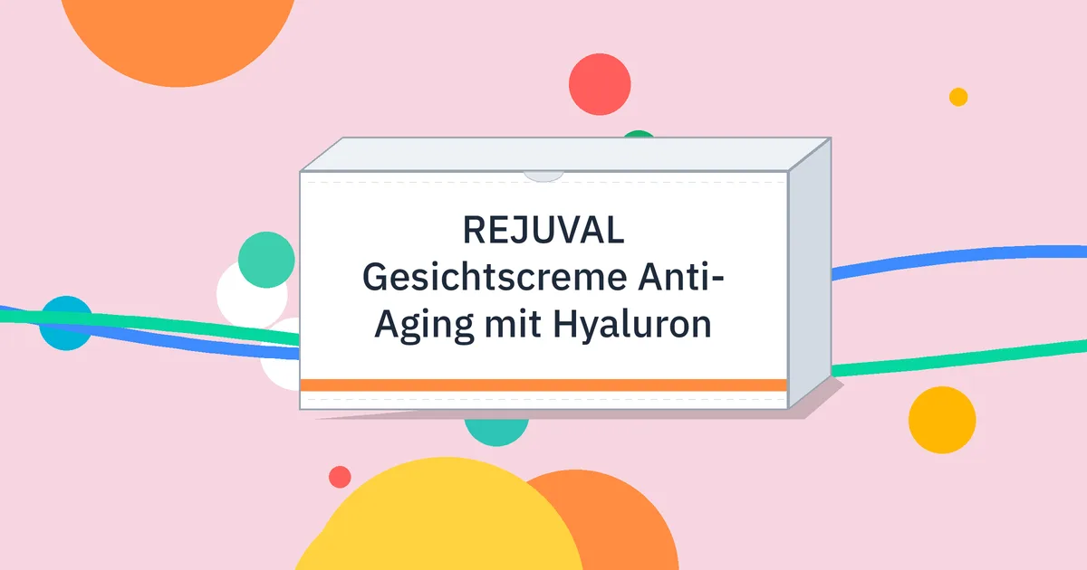 Symbolbild: Packung mit der Aufschrift REJUVAL Gesichtscreme Anti-Aging mit Hyaluron (PZN 18021818) – Verfügbarkeit und Bezug in Apotheken in Frankfurt am Main