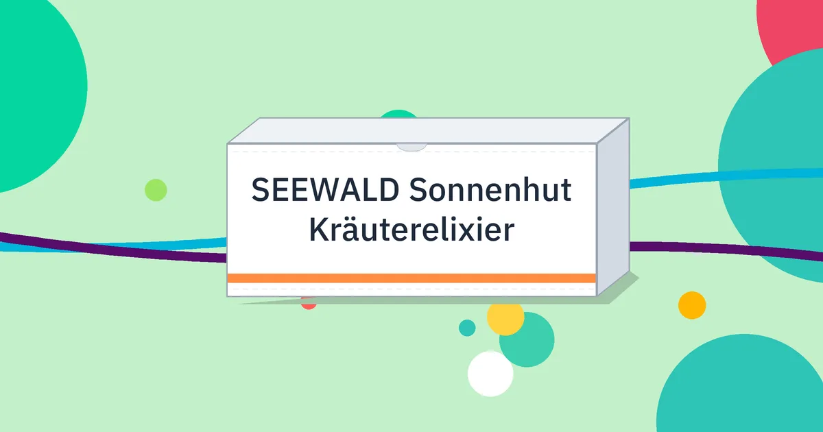 Symbolbild: Packung mit der Aufschrift SEEWALD Sonnenhut Kräuterelixier (PZN 19546397) – Verfügbarkeit und Bezug in Apotheken in Frankfurt am Main