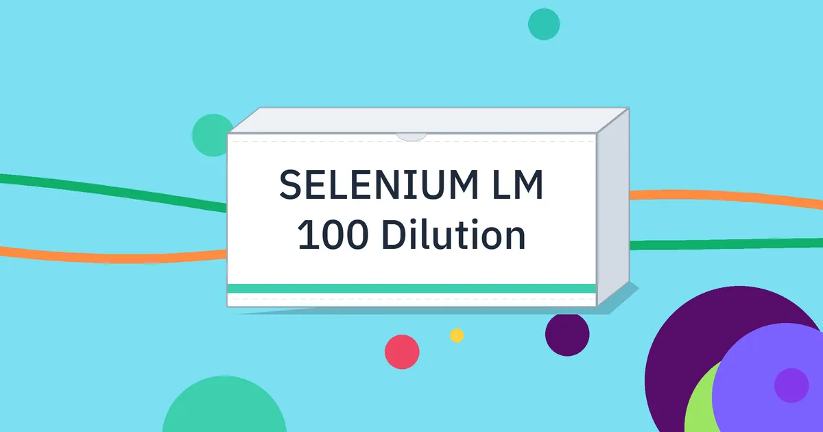 Symbolbild: Packung mit der Aufschrift SELENIUM LM 100 Dilution (PZN 13186041) – Verfügbarkeit und Bezug in Apotheken in Frankfurt am Main
