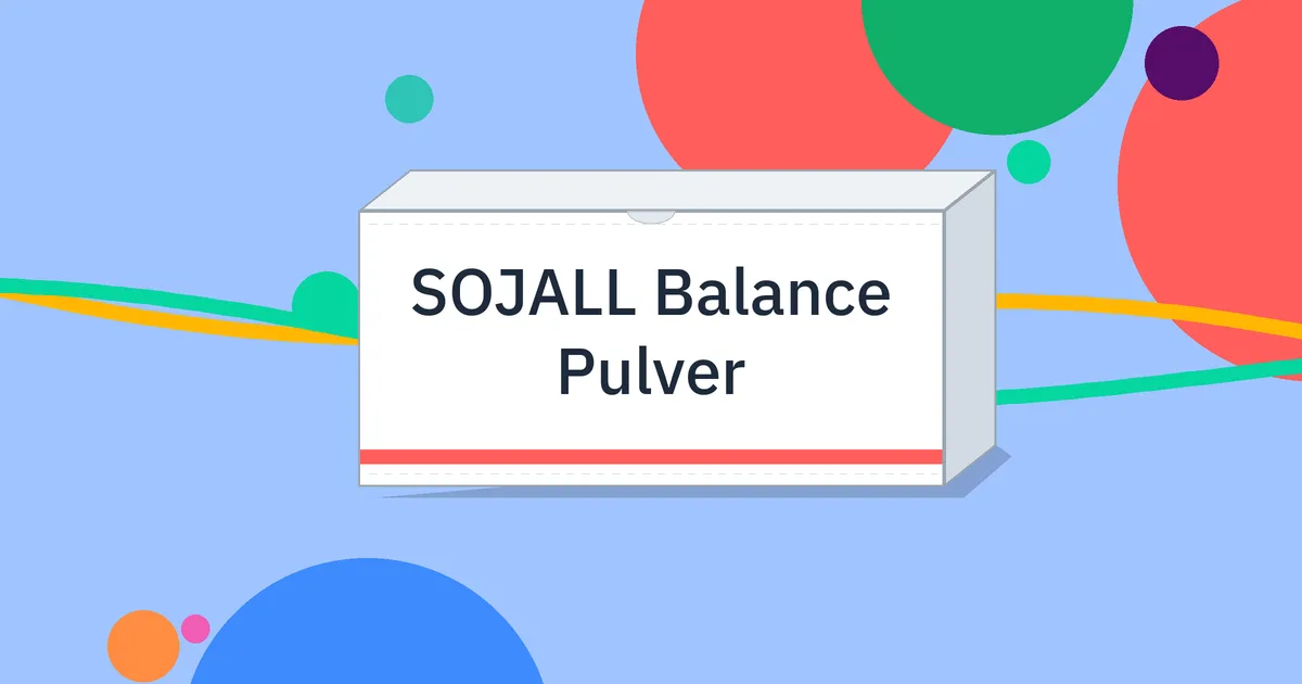 Symbolbild: Packung mit der Aufschrift SOJALL Balance Pulver (PZN 16572520) – Verfügbarkeit und Bezug in Apotheken in Frankfurt am Main