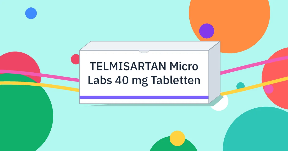 Symbolbild: Packung mit der Aufschrift TELMISARTAN Micro Labs 40 mg Tabletten (PZN 13881367) – Verfügbarkeit und Bezug in Apotheken in Frankfurt am Main