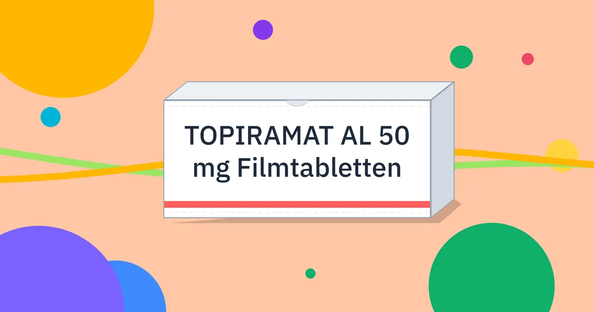 Symbolbild: Packung mit der Aufschrift TOPIRAMAT AL 50 mg Filmtabletten (PZN 00133988) – Verfügbarkeit und Bezug in Apotheken in Frankfurt am Main
