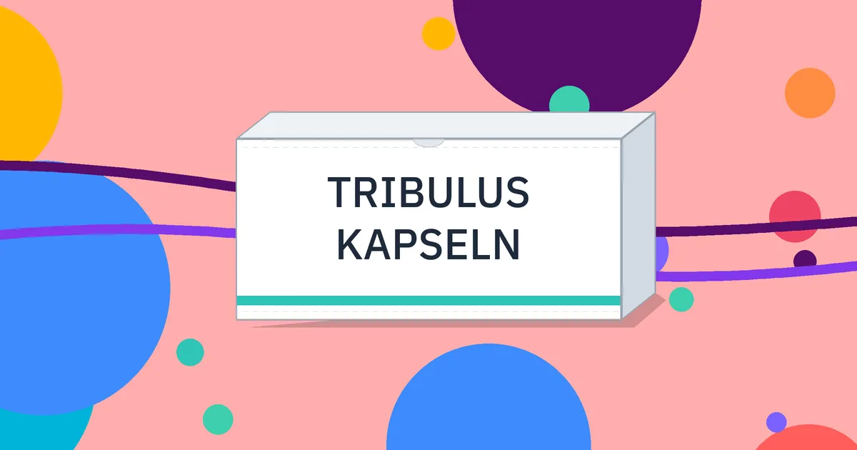 Symbolbild: Packung mit der Aufschrift TRIBULUS KAPSELN (PZN 07621254) – Verfügbarkeit und Bezug in Apotheken in Frankfurt am Main