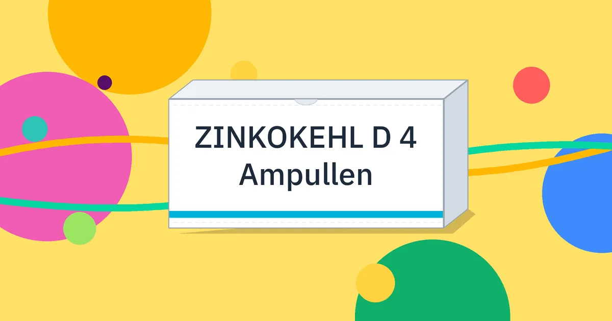 Symbolbild: Packung mit der Aufschrift ZINKOKEHL D 4 Ampullen (PZN 03890974) – Verfügbarkeit und Bezug in Apotheken in Frankfurt am Main