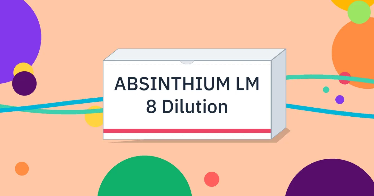 Symbolbild: Packung mit der Aufschrift ABSINTHIUM LM 8 Dilution (PZN 13261297) – Verfügbarkeit und Bezug in Apotheken in Frankfurt am Main