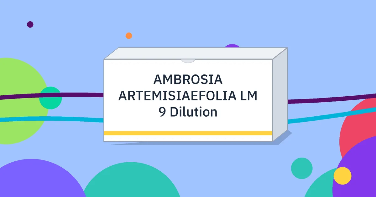 Symbolbild: Packung mit der Aufschrift AMBROSIA ARTEMISIAEFOLIA LM 9 Dilution (PZN 13318040) – Verfügbarkeit und Bezug in Apotheken in Frankfurt am Main