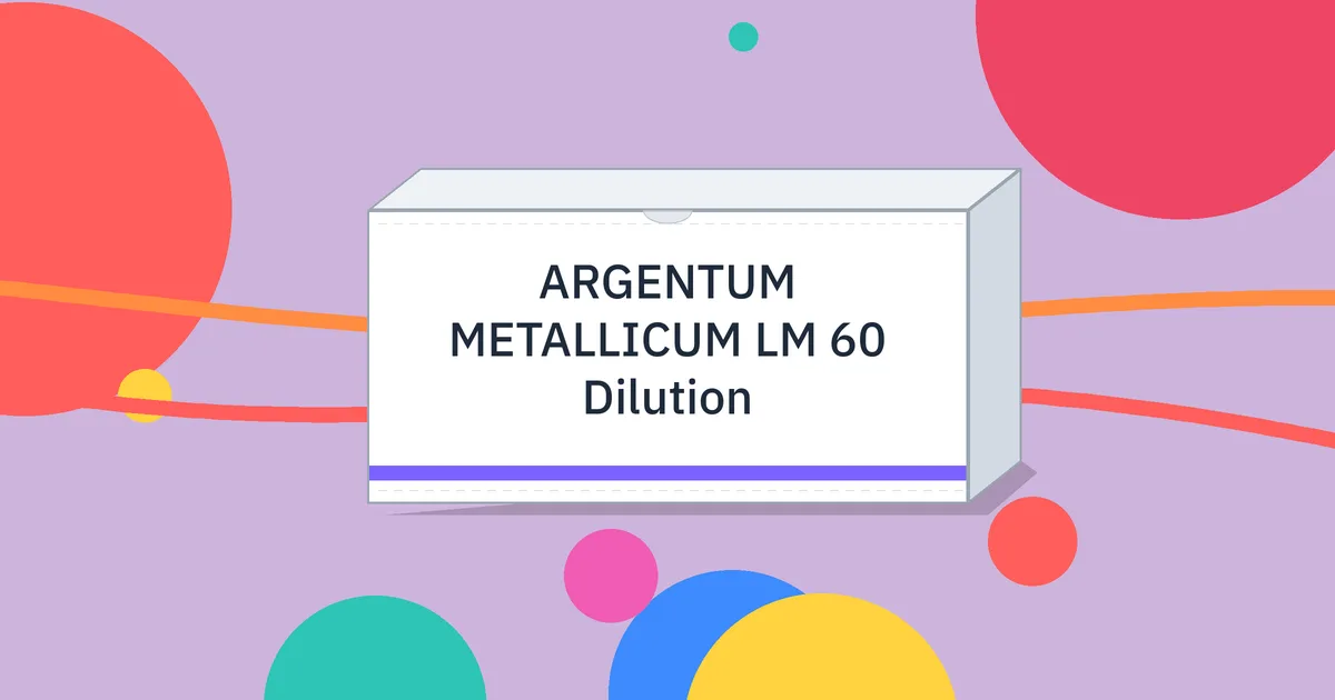 Symbolbild: Packung mit der Aufschrift ARGENTUM METALLICUM LM 60 Dilution (PZN 12768002) – Verfügbarkeit und Bezug in Apotheken in Frankfurt am Main