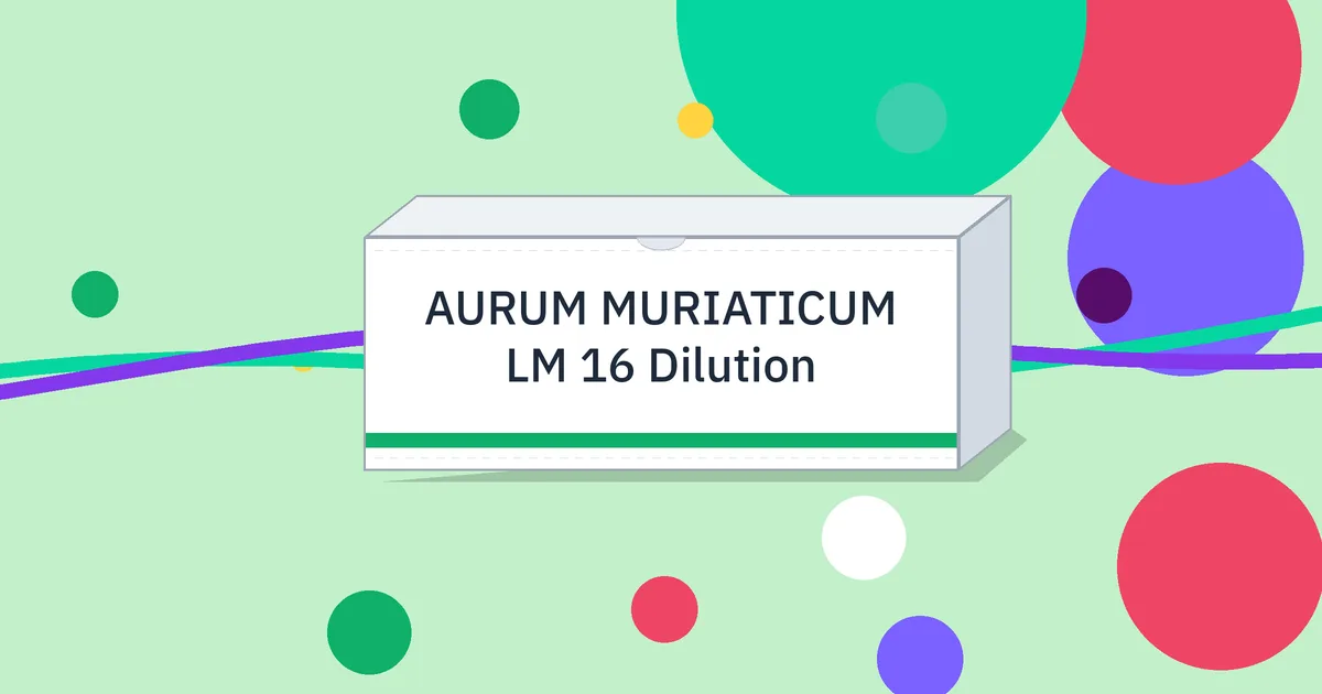 Symbolbild: Packung mit der Aufschrift AURUM MURIATICUM LM 16 Dilution (PZN 12785555) – Verfügbarkeit und Bezug in Apotheken in Frankfurt am Main