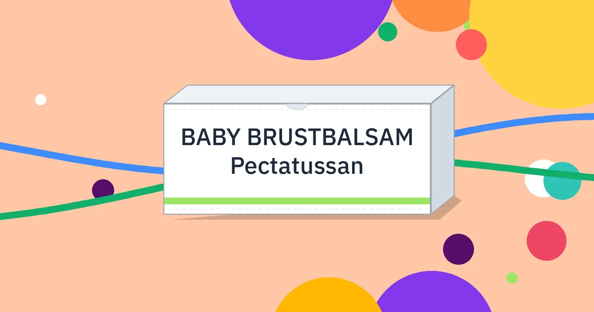 Symbolbild: Packung mit der Aufschrift BABY BRUSTBALSAM Pectatussan (PZN 16225563) – Verfügbarkeit und Bezug in Apotheken in Frankfurt am Main
