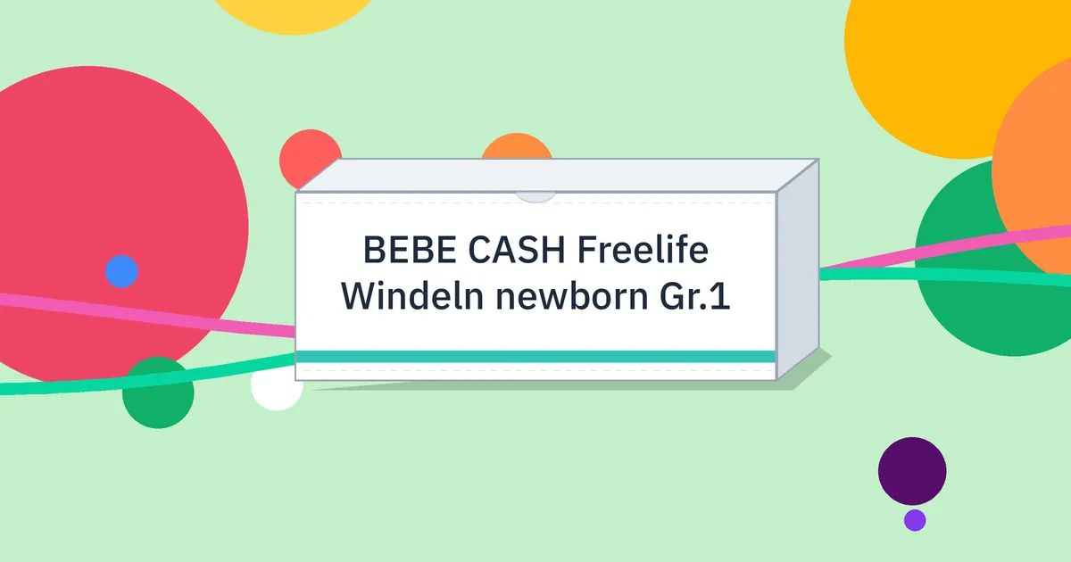 Symbolbild: Packung mit der Aufschrift BEBE CASH Freelife Windeln newborn Gr.1 (PZN 18377142) – Verfügbarkeit und Bezug in Apotheken in Frankfurt am Main