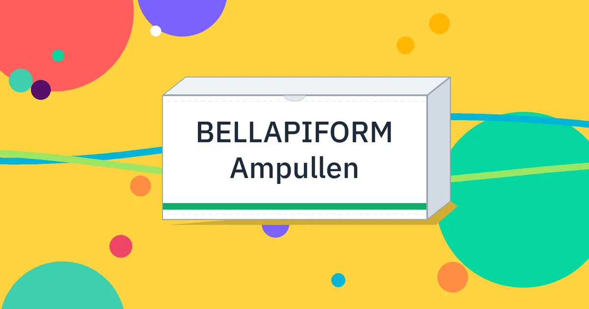 Symbolbild: Packung mit der Aufschrift BELLAPIFORM Ampullen (PZN 04189402) – Verfügbarkeit und Bezug in Apotheken in Frankfurt am Main