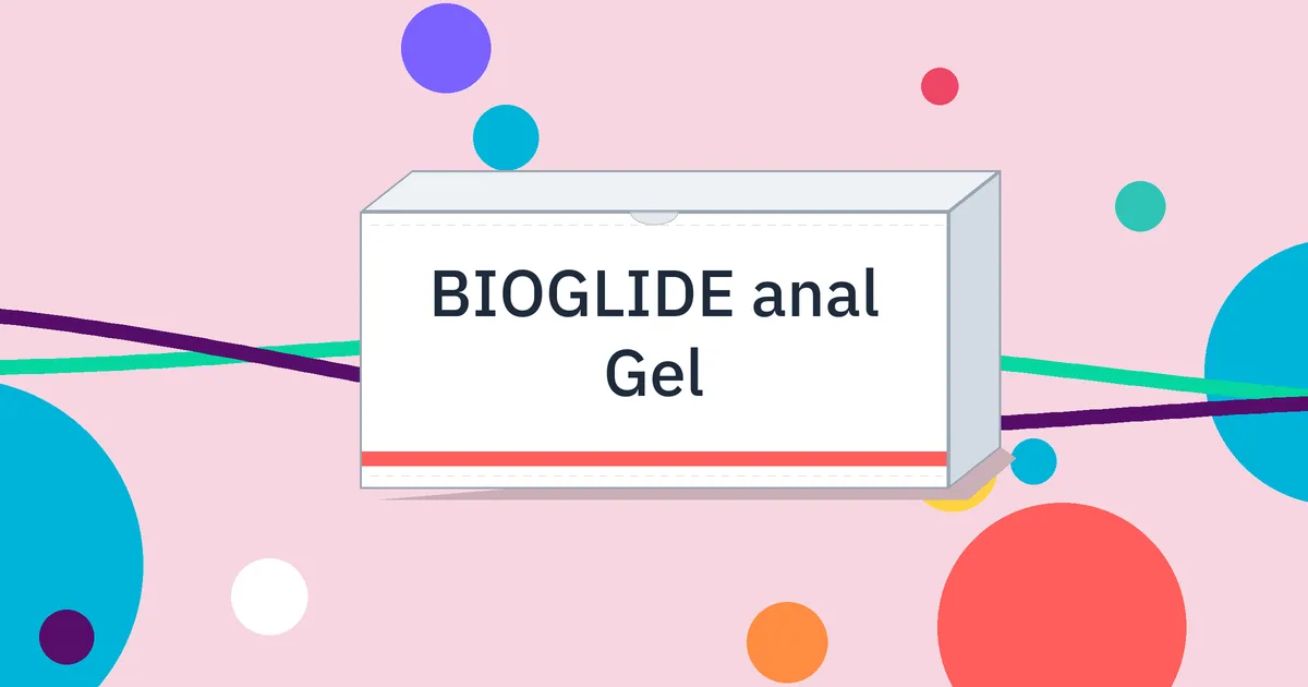 Symbolbild: Packung mit der Aufschrift BIOGLIDE anal Gel (PZN 03464668) – Verfügbarkeit und Bezug in Apotheken in Frankfurt am Main