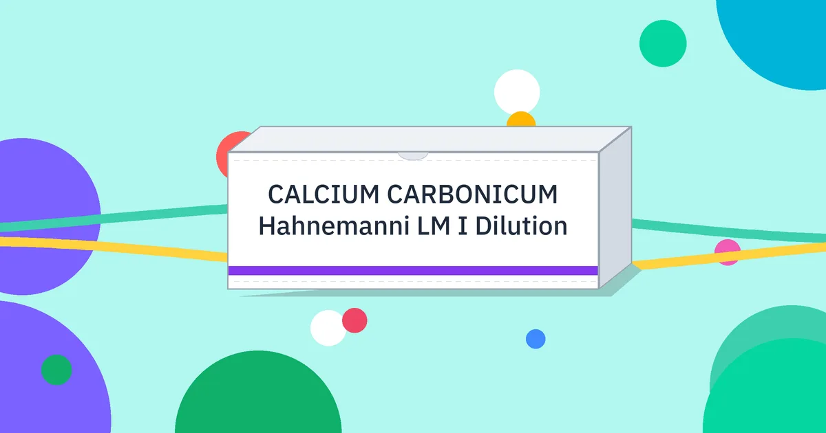 Symbolbild: Packung mit der Aufschrift CALCIUM CARBONICUM Hahnemanni LM I Dilution (PZN 07172520) – Verfügbarkeit und Bezug in Apotheken in Frankfurt am Main