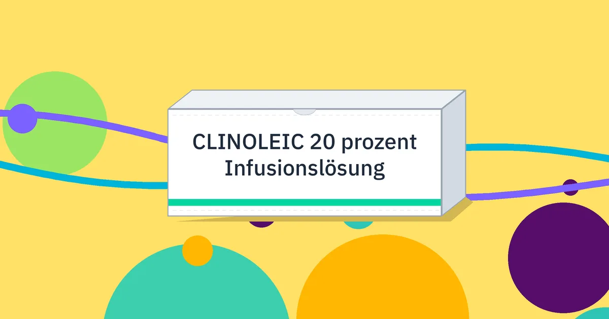 Symbolbild: Packung mit der Aufschrift CLINOLEIC 20 prozent Infusionslösung (PZN 02573875) – Verfügbarkeit und Bezug in Apotheken in Frankfurt am Main