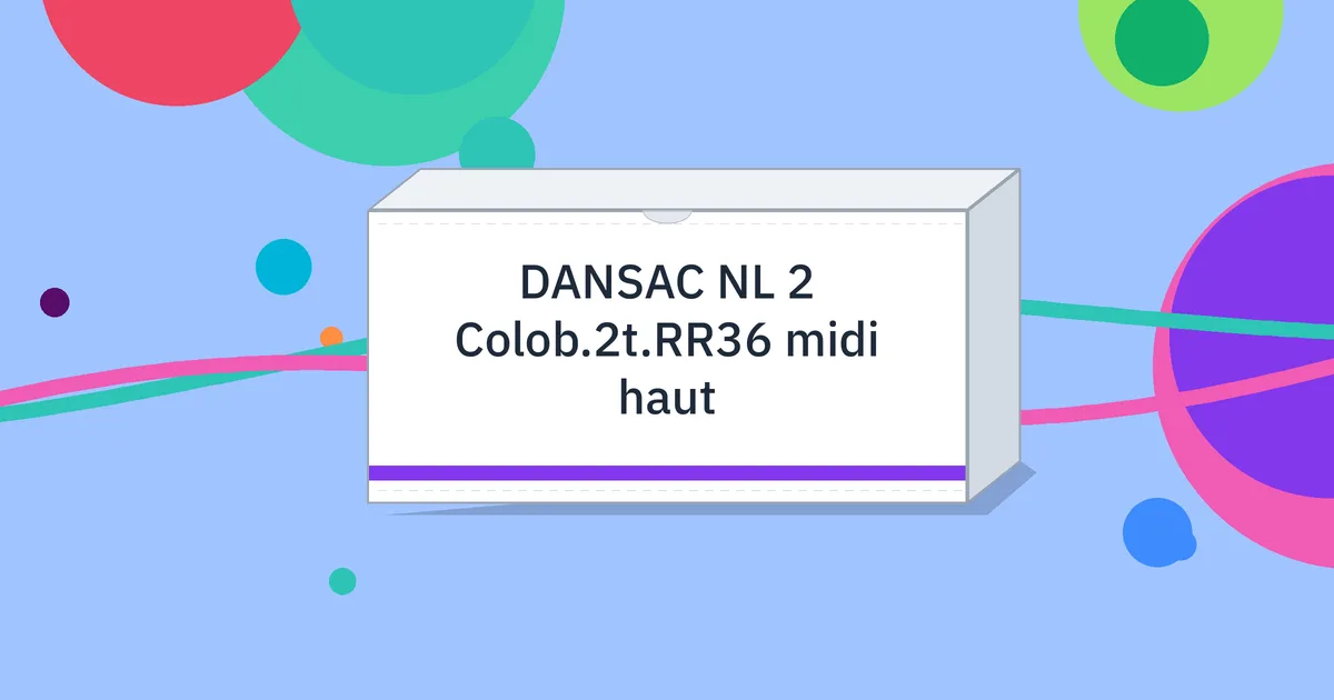 Symbolbild: Packung mit der Aufschrift DANSAC NL 2 Colob.2t.RR36 midi haut (PZN 08843318) – Verfügbarkeit und Bezug in Apotheken in Frankfurt am Main