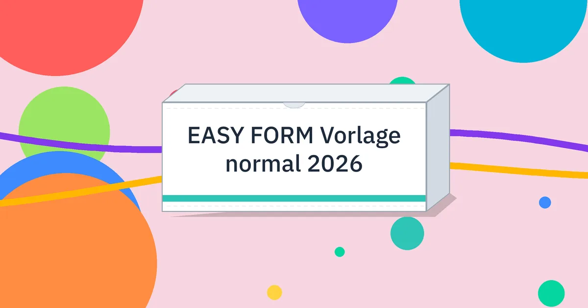 Symbolbild: Packung mit der Aufschrift EASY FORM Vorlage normal 2026 (PZN 20224658) – Verfügbarkeit und Bezug in Apotheken in Frankfurt am Main