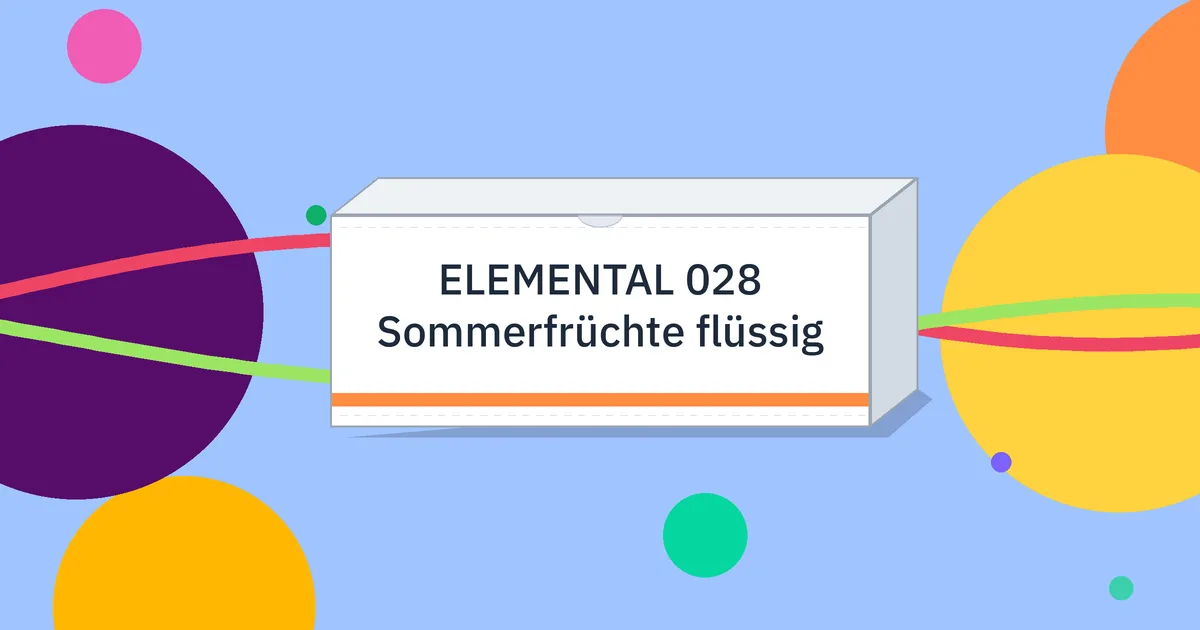 Symbolbild: Packung mit der Aufschrift ELEMENTAL 028 Sommerfrüchte flüssig (PZN 00626662) – Verfügbarkeit und Bezug in Apotheken in Frankfurt am Main