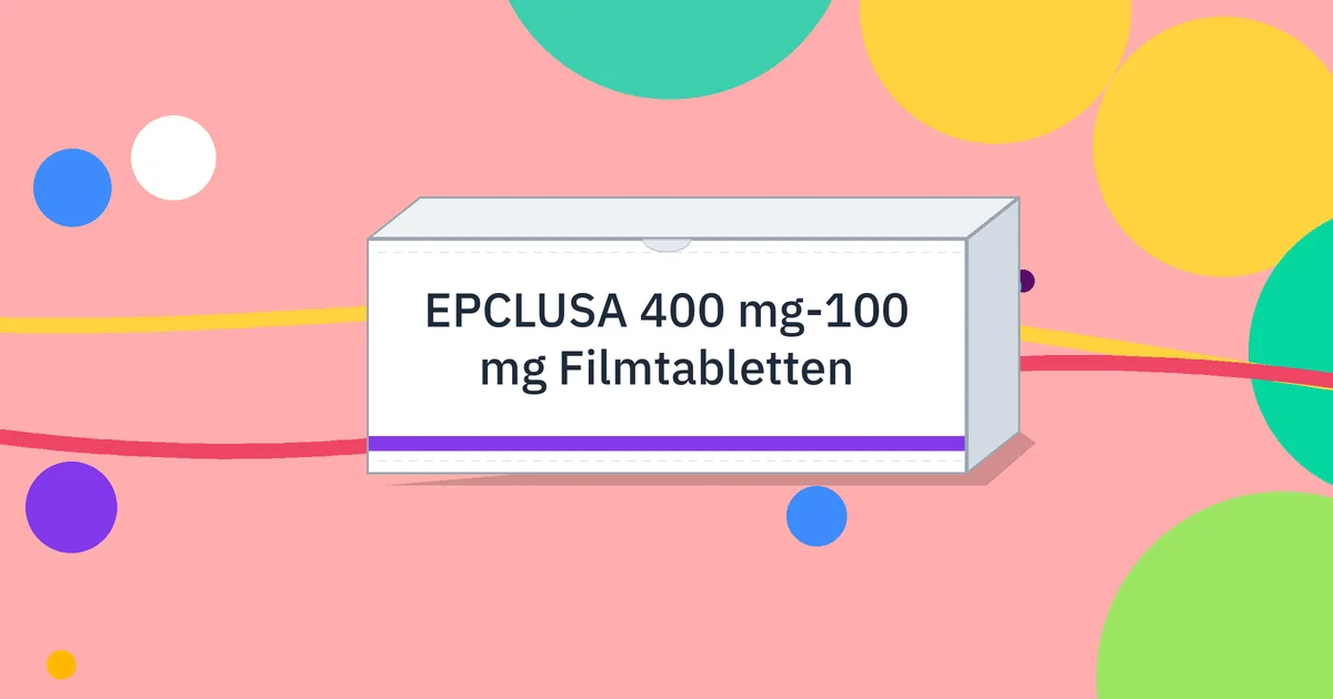 Symbolbild: Packung mit der Aufschrift EPCLUSA 400 mg-100 mg Filmtabletten (PZN 18738947) – Verfügbarkeit und Bezug in Apotheken in Frankfurt am Main