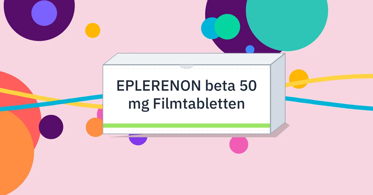 Symbolbild: Packung mit der Aufschrift EPLERENON beta 50 mg Filmtabletten (PZN 10961367) – Verfügbarkeit und Bezug in Apotheken in Frankfurt am Main