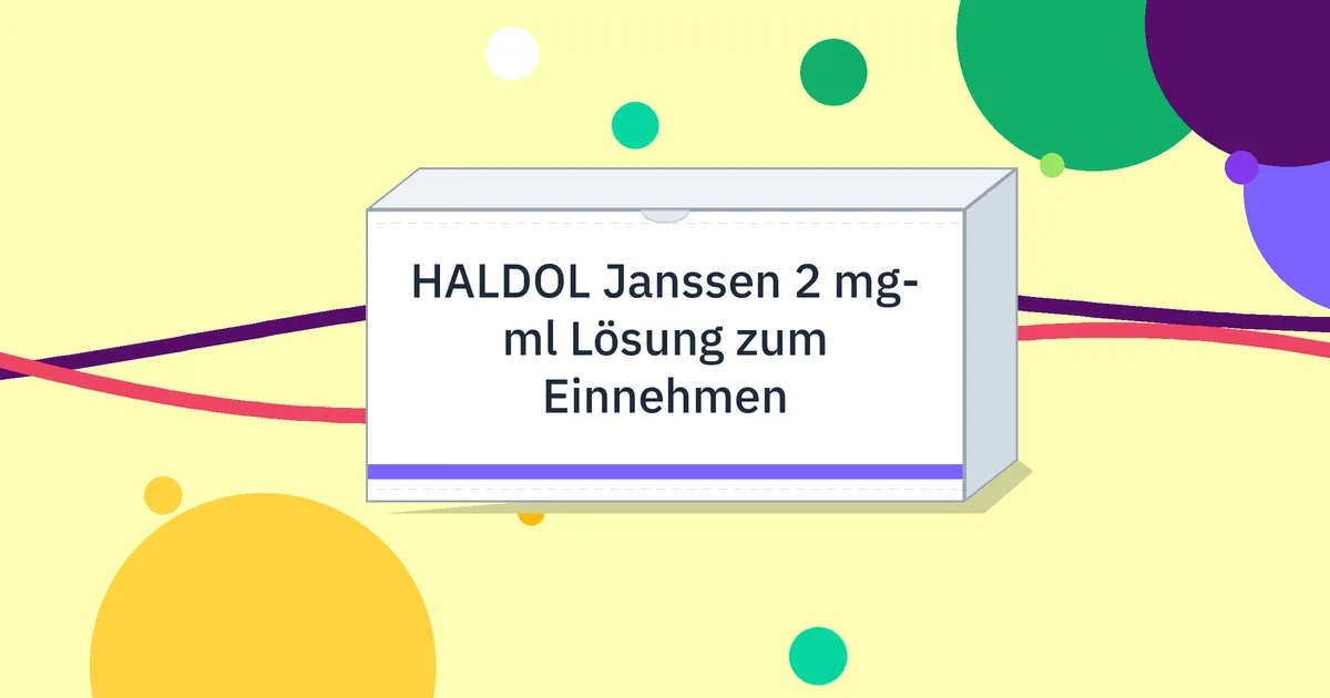Symbolbild: Packung mit der Aufschrift HALDOL Janssen 2 mg-ml Lösung zum Einnehmen (PZN 14005478) – Verfügbarkeit und Bezug in Apotheken in Frankfurt am Main