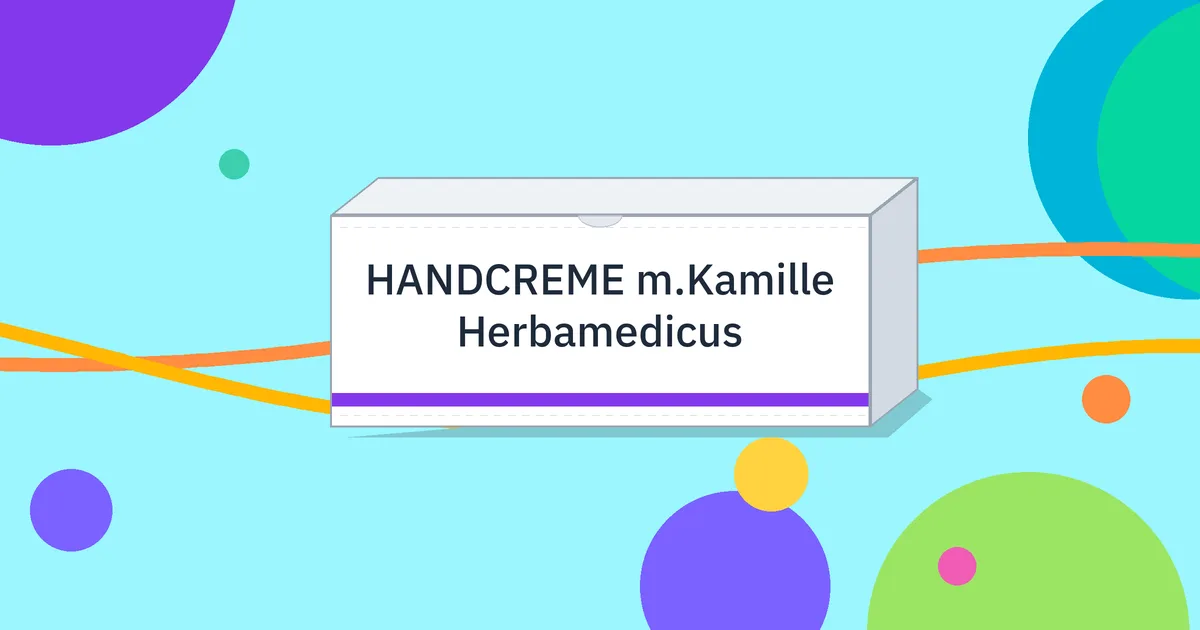 Symbolbild: Packung mit der Aufschrift HANDCREME m.Kamille Herbamedicus (PZN 08847138) – Verfügbarkeit und Bezug in Apotheken in Frankfurt am Main