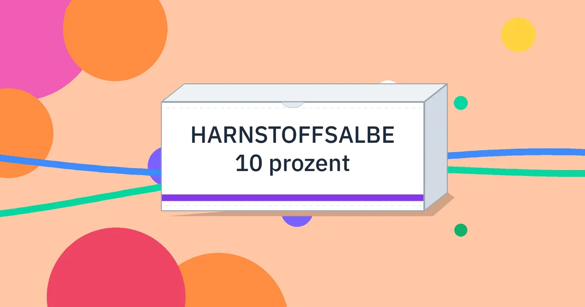 Symbolbild: Packung mit der Aufschrift HARNSTOFFSALBE 10 prozent (PZN 19206885) – Verfügbarkeit und Bezug in Apotheken in Frankfurt am Main