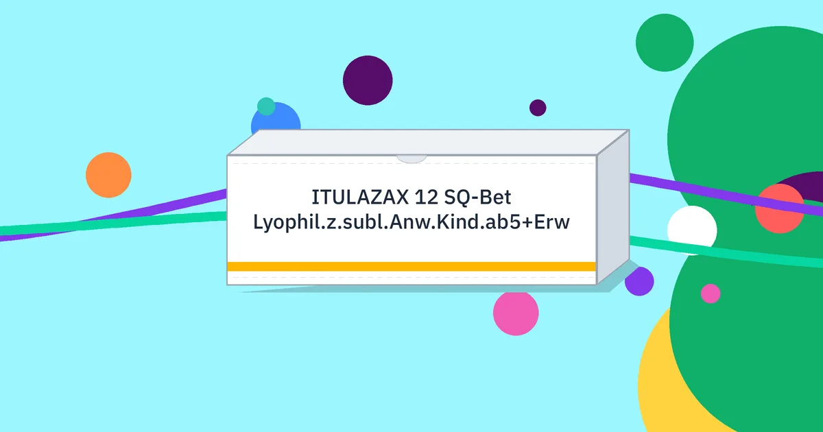Symbolbild: Packung mit der Aufschrift ITULAZAX 12 SQ-Bet Lyophil.z.subl.Anw.Kind.ab5+Erw (PZN 20165341) – Verfügbarkeit und Bezug in Apotheken in Frankfurt am Main